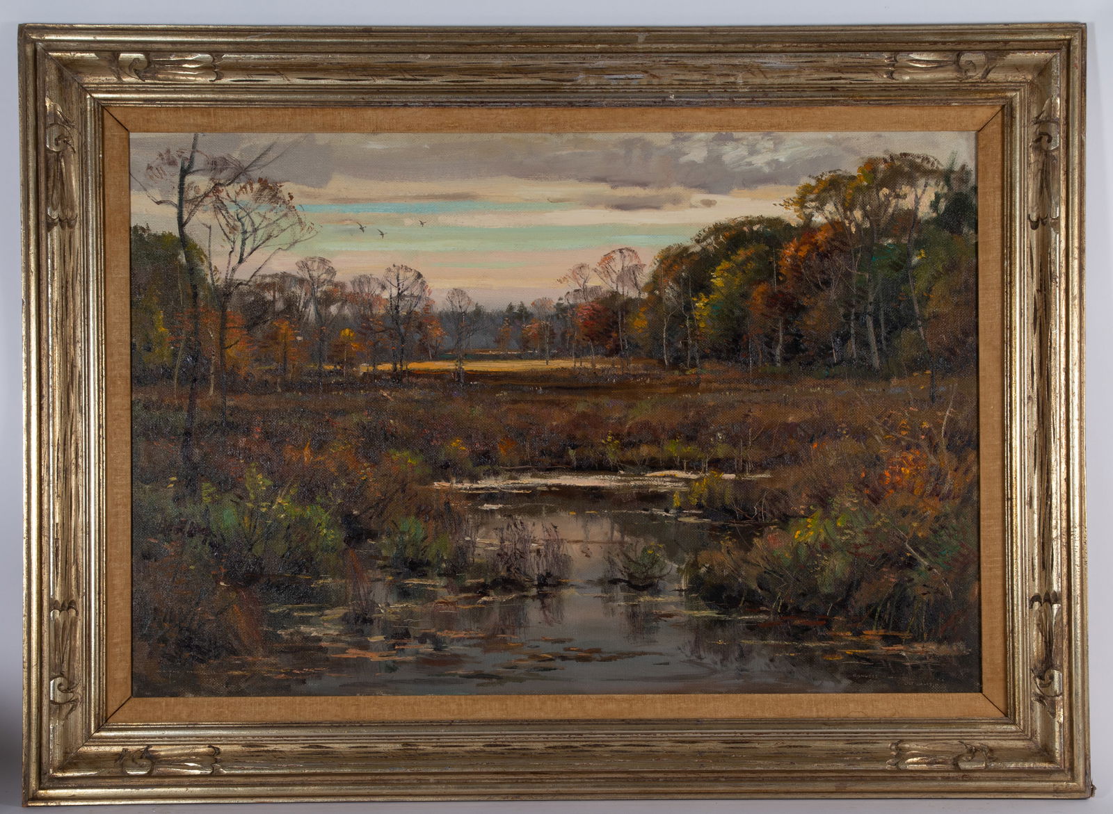 Wayne Morrell Marsh Painting Auction