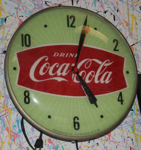 Coca Cola Pam Wall Clock