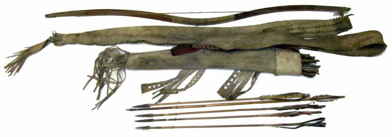 Cherokee Bow, Arrows And Quiver