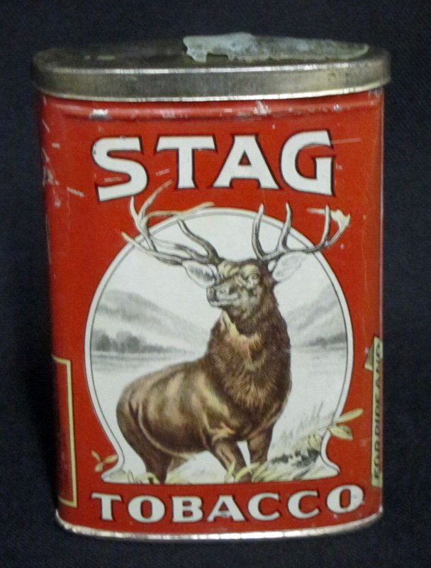 STAG TOBACCO TIN