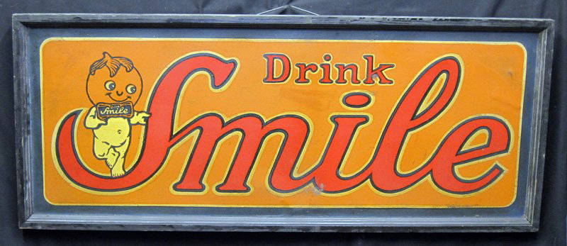 Smile Soda Advertising Tin