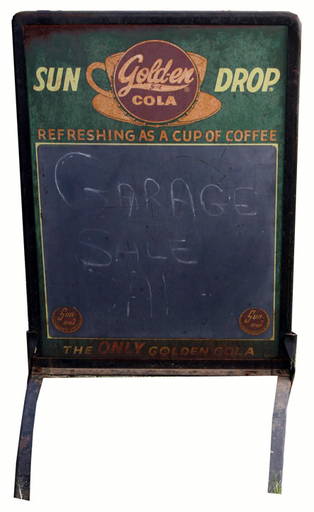 Sundrop Golden Cola Sidewalk Sign