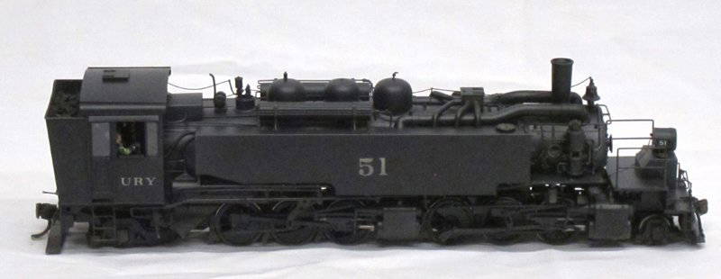 Gom Uintah Railway 2 6 6 2t Mallet No. 50, Brass
