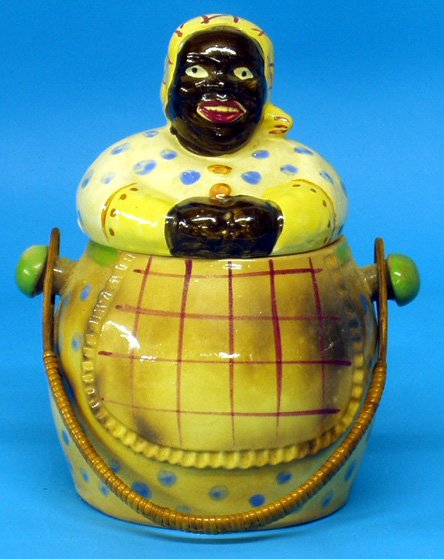 44: Black Americana JAPAN MAMMY BISCUIT JAR