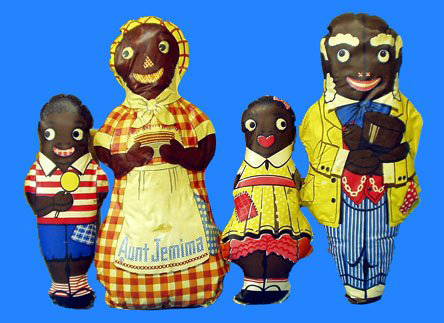 Black Americana Aunt Jemima Family Rag Dolls