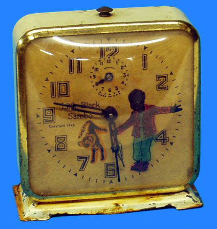Black Americana Little Black Sambo Alarm Clock