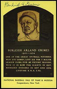 3140: GRIMES/COVELESKI/HERMAN/SNIDER GOLD PLAQUE CARDS - Dec 10, 2006 ...