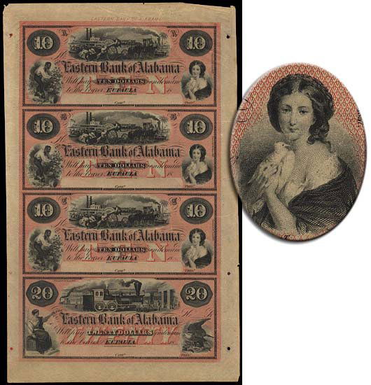 1841 1924 Trains On Currency & Documents
