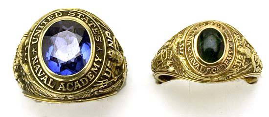 1953 Us Naval Academy Class Rings