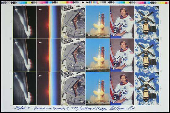 1973 Skylab 4 Bill Pogue Signed Sheet Of Space Car