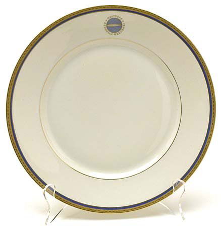 1930s Zeppelin Original Hindenburg Dinner Plate