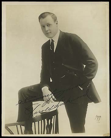 831: 1910s HAROLD LOCKWOOD AUTOGRAPHED PHOTO