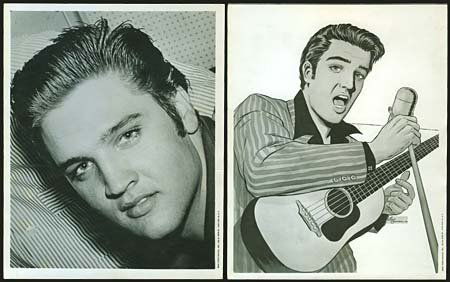 295: 1956 MOSS ELVIS PHOTOGRAPH SET