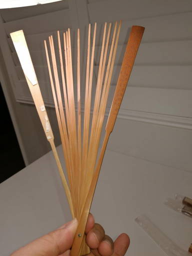 Old Chinese Bamboo Fan Frame - Aug 19, 2017 | V.O.A Gallery in CA