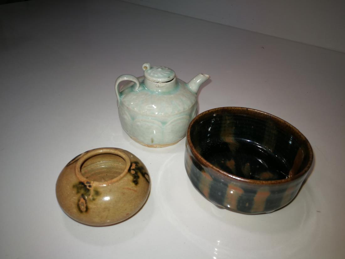 Three Antique Chinese Porcelain Wares
