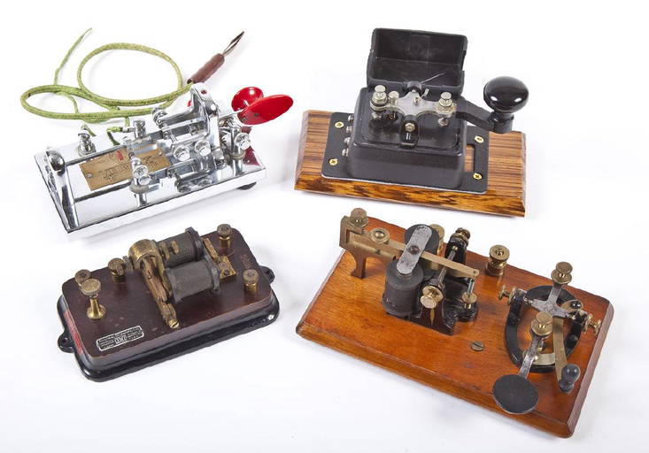 3 Telegraph Keys & 1 Sounder - May 07, 2017 | Cordier Auctions ...