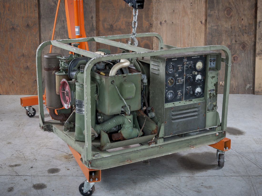 1969 US Army MEP-107A Engine Generator