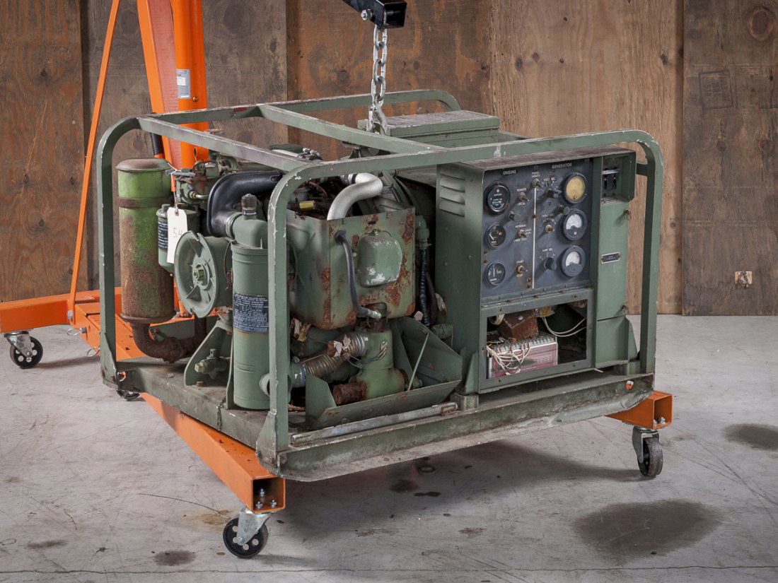 1964 US Army MEP-107A Engine Generator