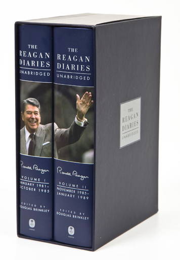 Reagan Diaries Edited By Douglas Brinkley 2 Vols.