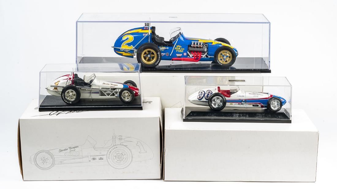 3 Scale Model Race Cars Incl Gmp With Obs