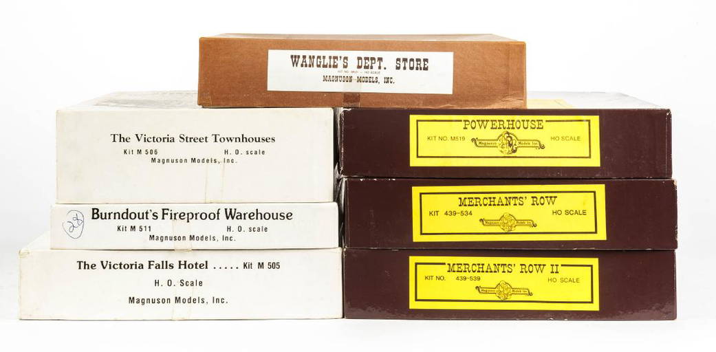 7 Magnuson Models Ho Scale Kits In Obs