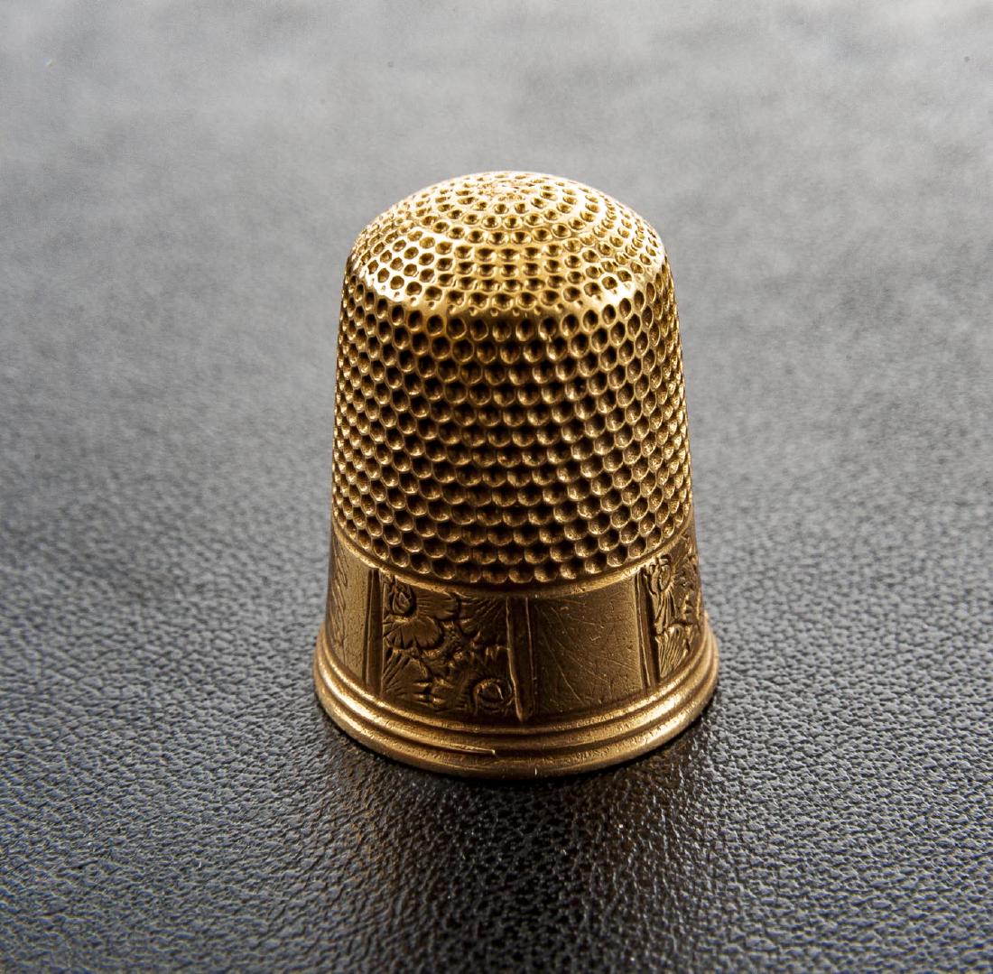 14K Gold Thimble