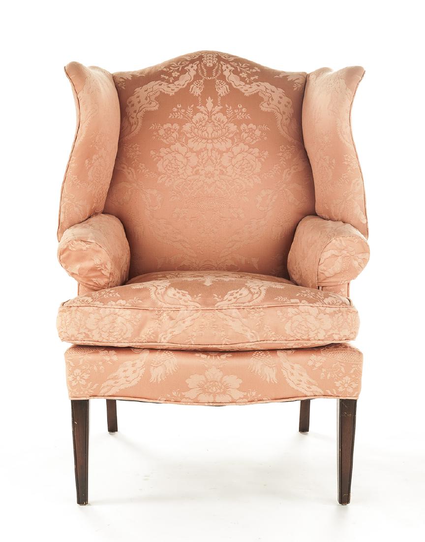 Colonial Revival Wing Chair