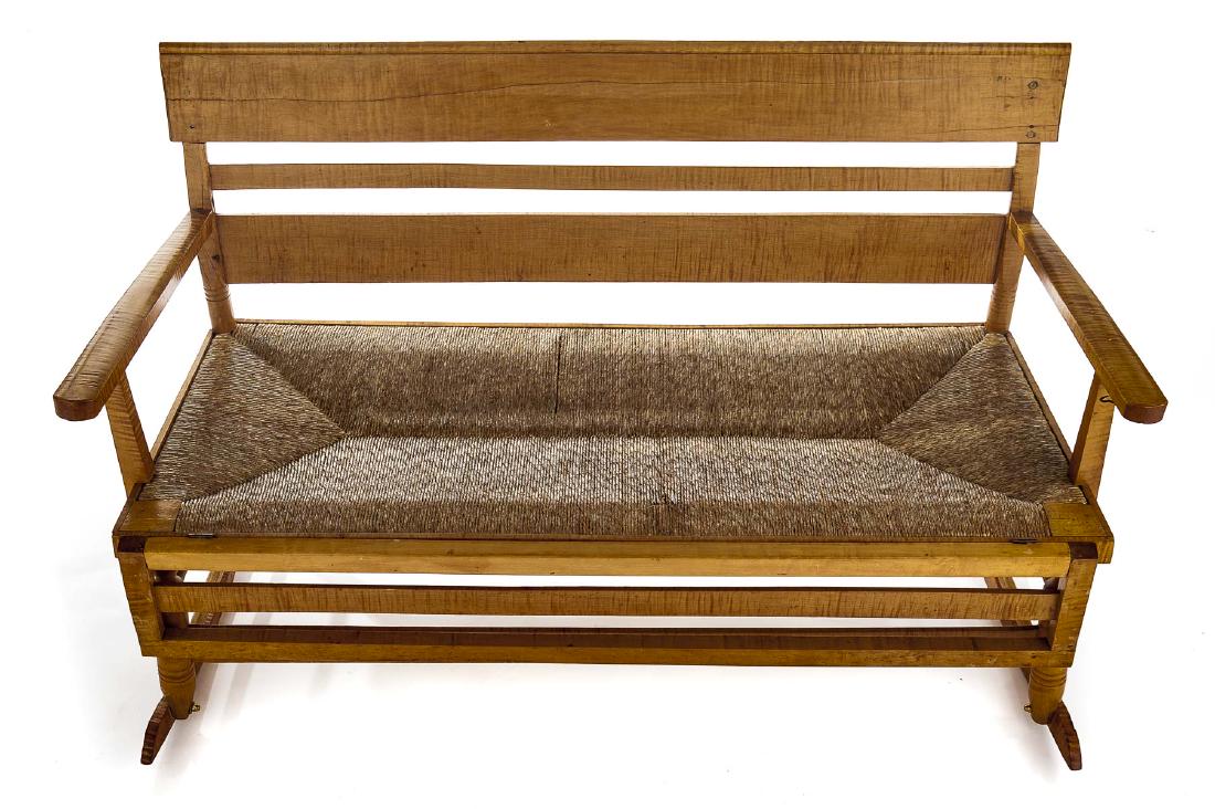 Southern Mammy's Rocking Bench