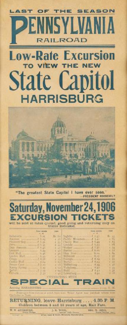 PRR Capitol Excursion Poster