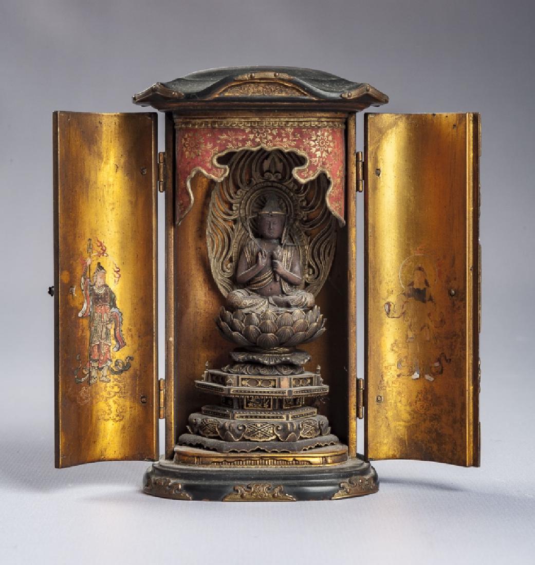 Japanese Zushi Portable Buddhist Shrine