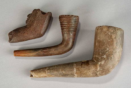 Native American Steatite Pipe Bowl