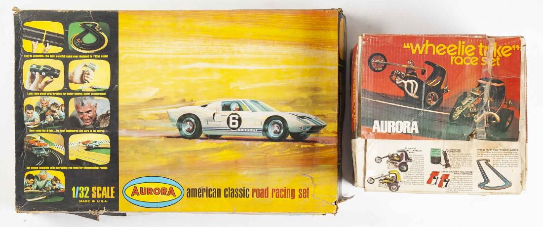 2 Aurora 1/32 Racing Sets in OBs