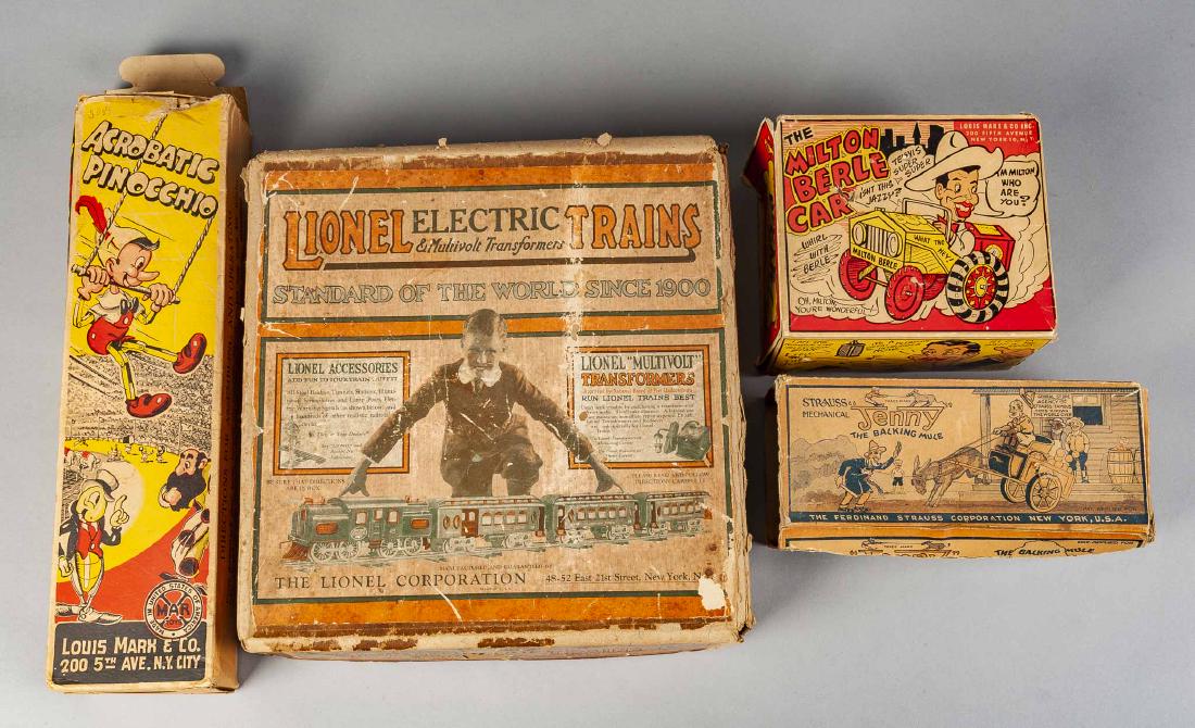 4 Vintage Toy Boxes