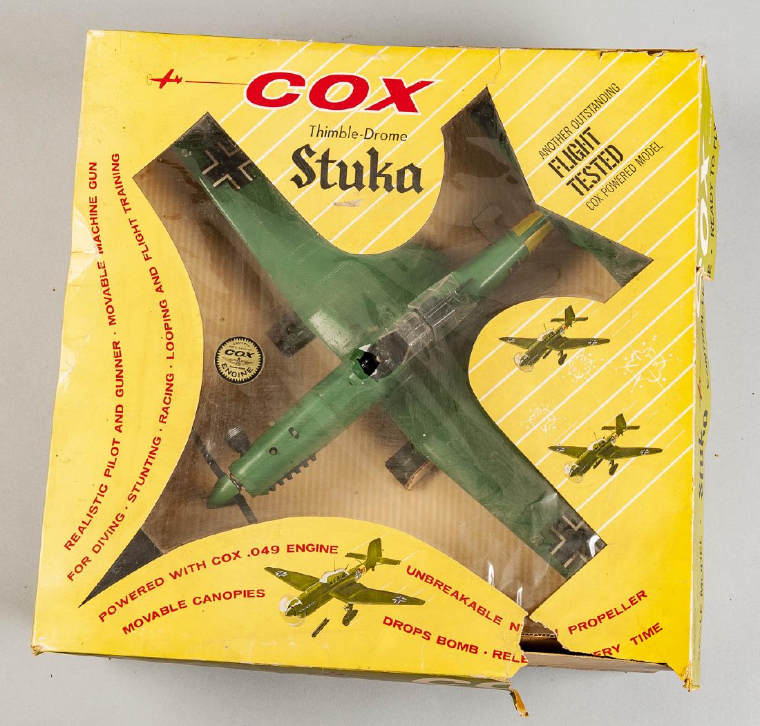 Cox Thimble-Drome Stuka Aircraft in OB