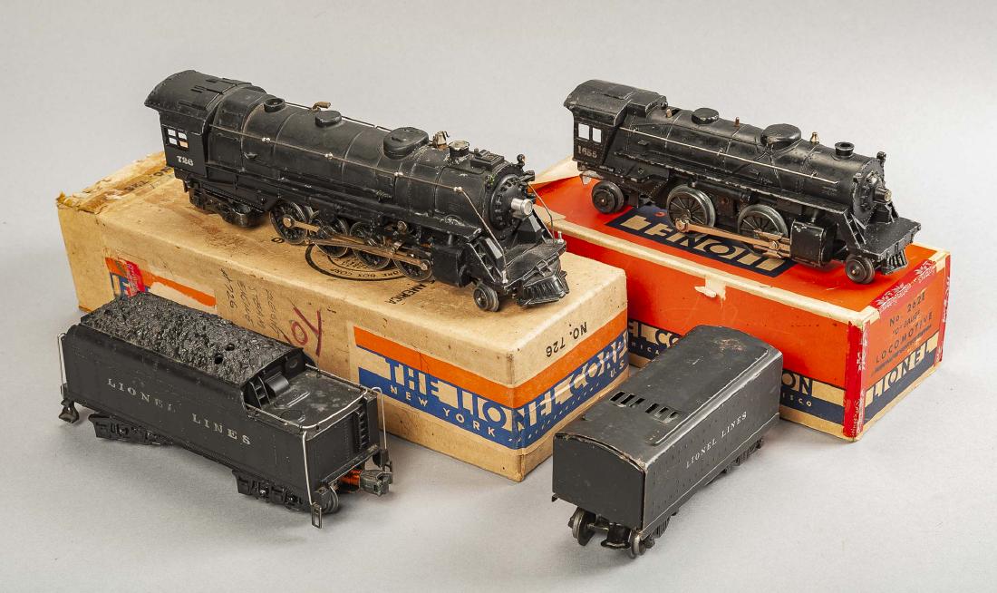 2 Lionel Steam Locomotives With Tenders