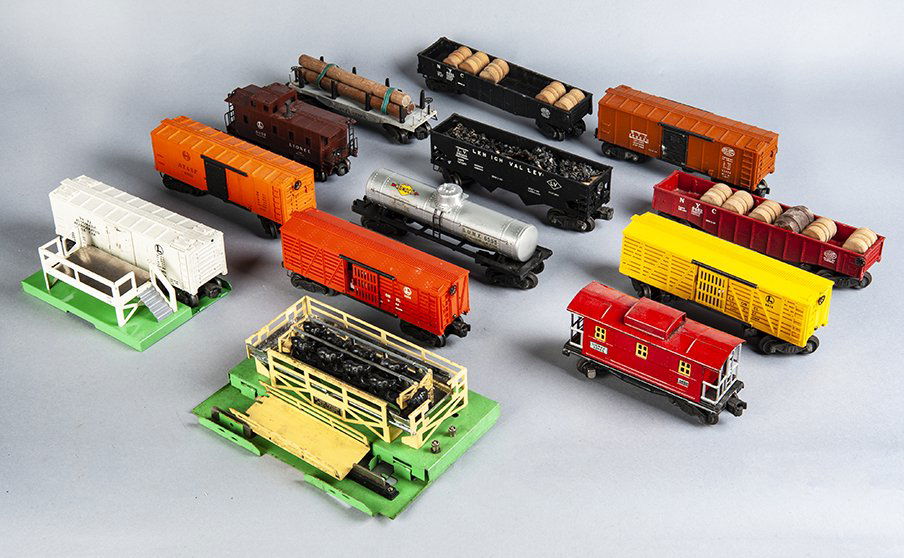 12 Lionel O Gauge Rolling Stock in OBs