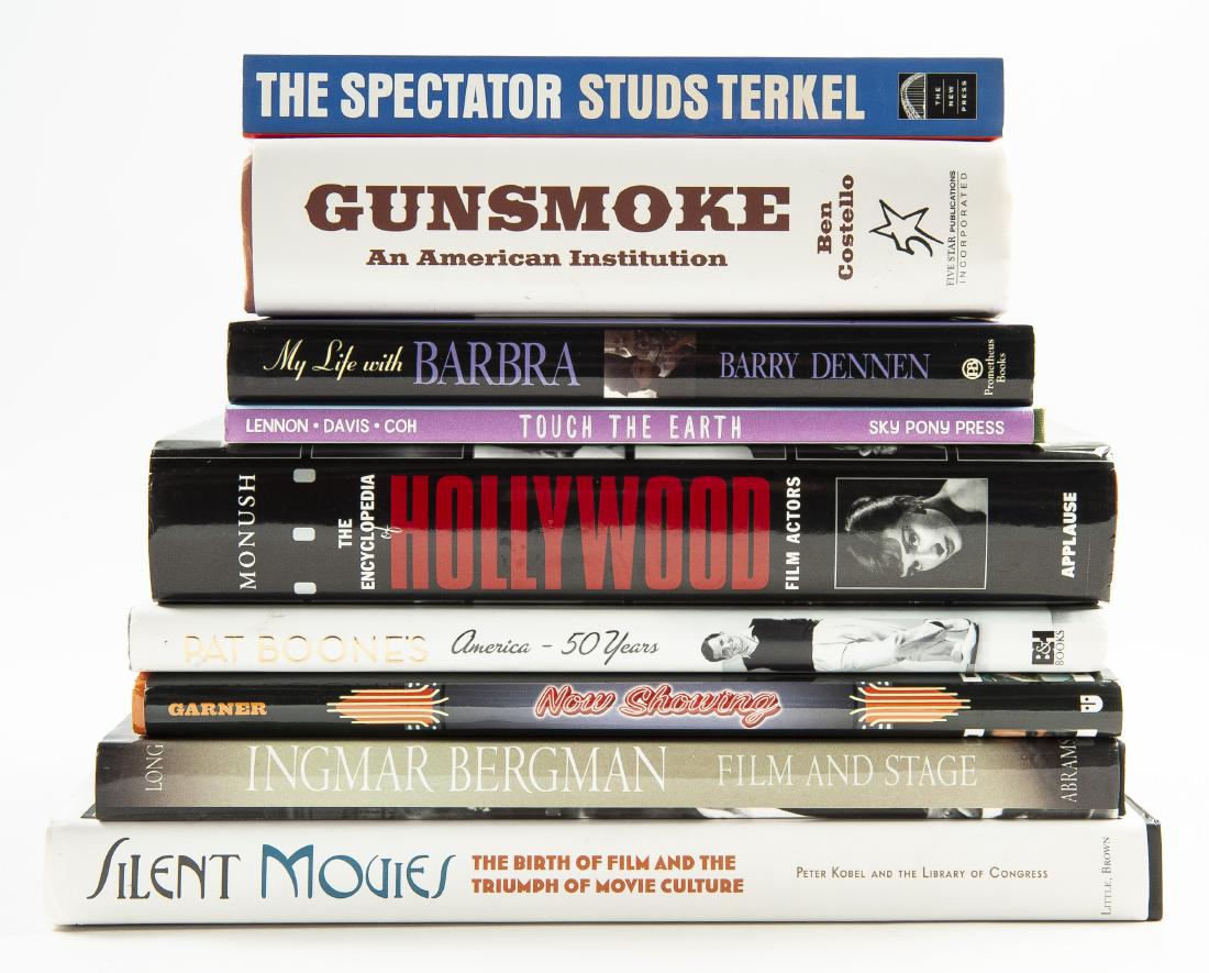 9 Hollywood Books, All Signed