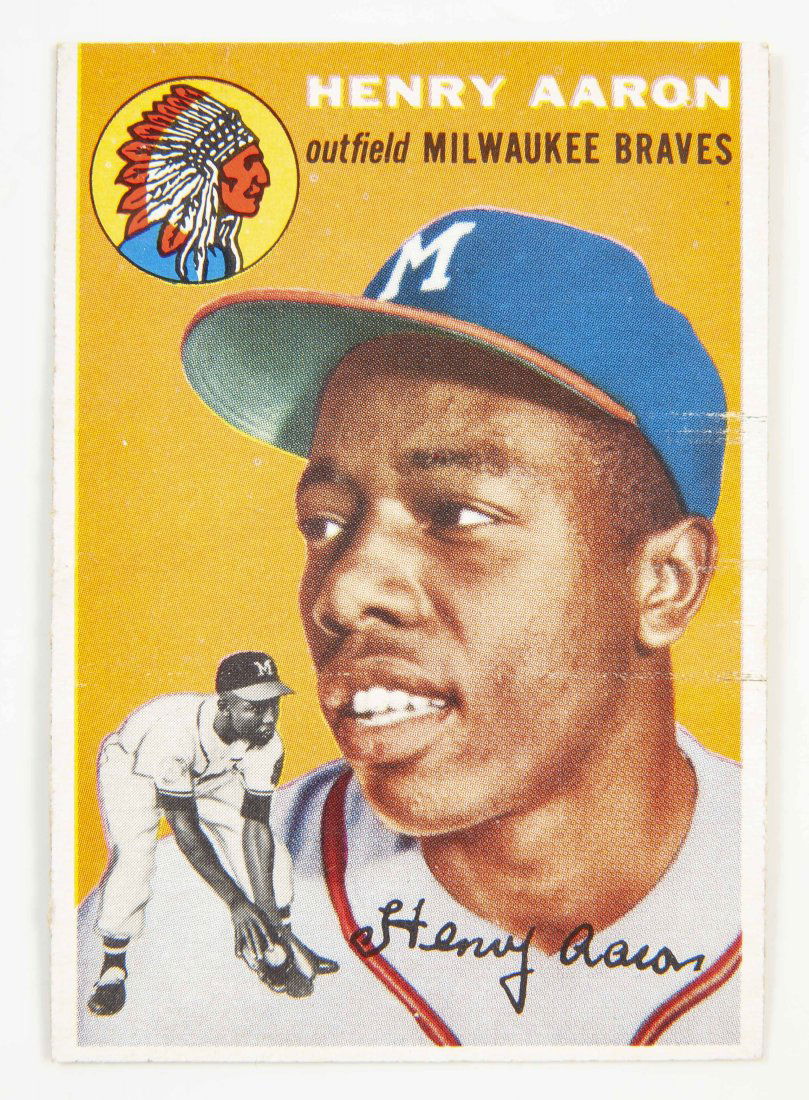 1954 Topps Hank Aaron Rookie Card