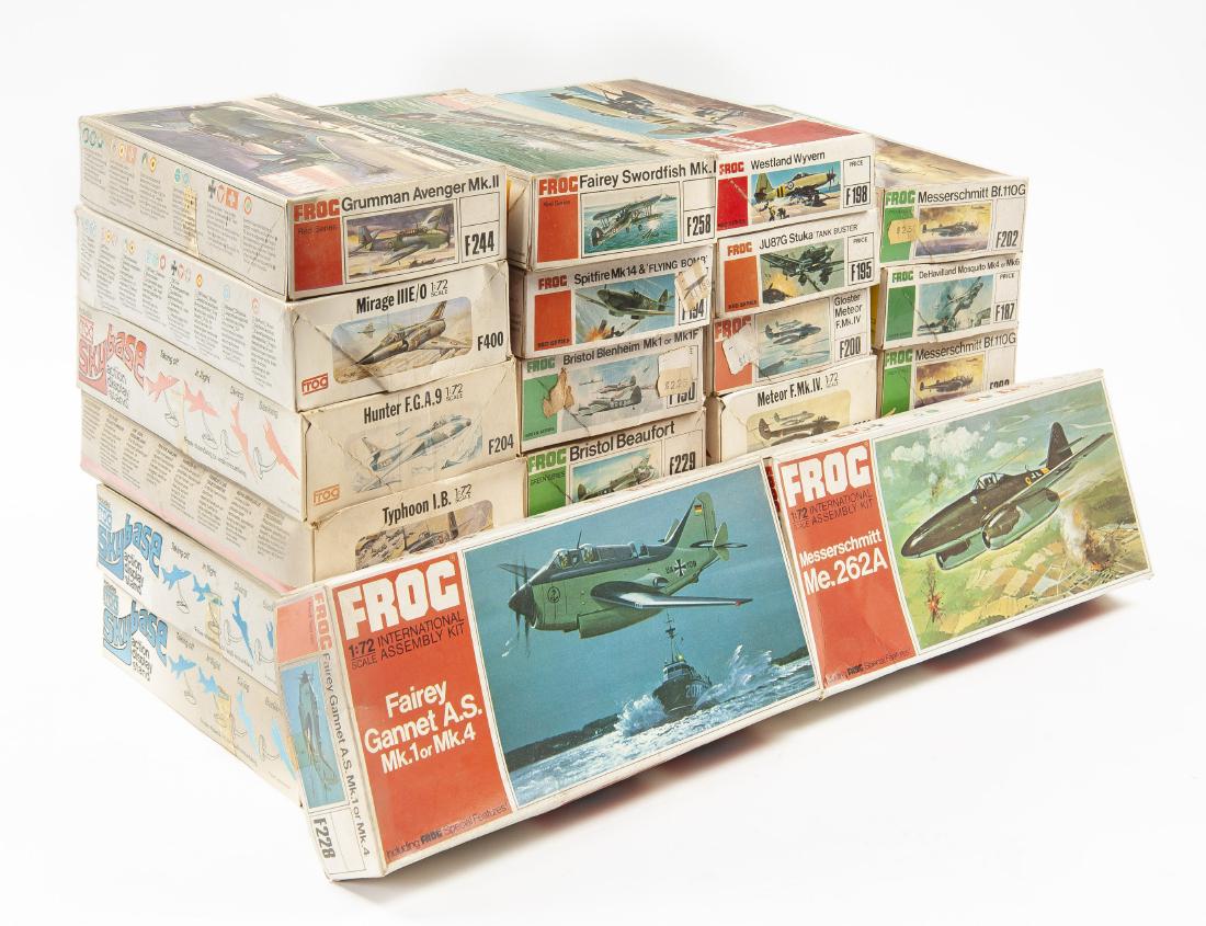 25 Vintage Frog 1/72 Scale Model Airplane Kits