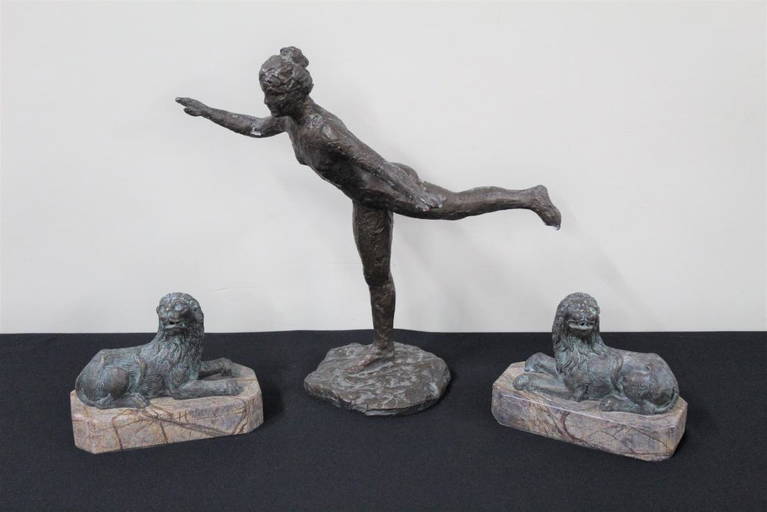 Austin Productions Sculpture And Bookends