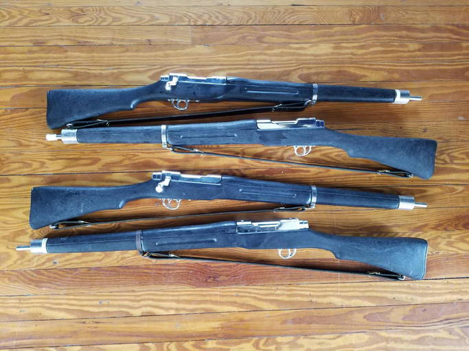 4 Resin Parade Rifles