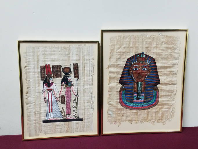 2 Prints On Papyrus