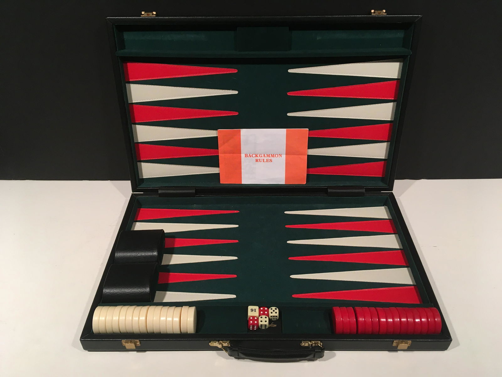 Leather Backgammon Box Set