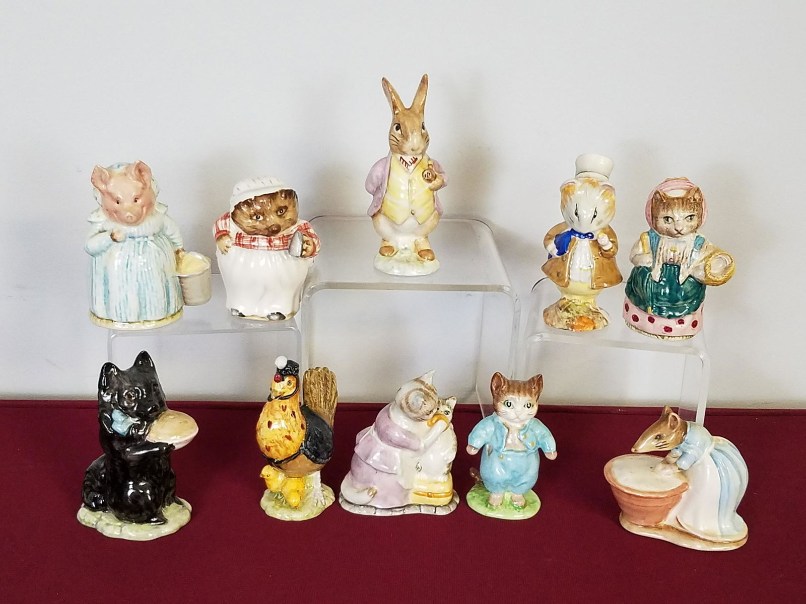 10 Beswick Beatrix Potter Figurines