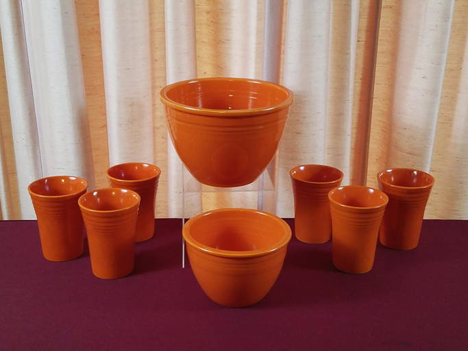 8 Pcs Fiestaware Incl Prep Bowls