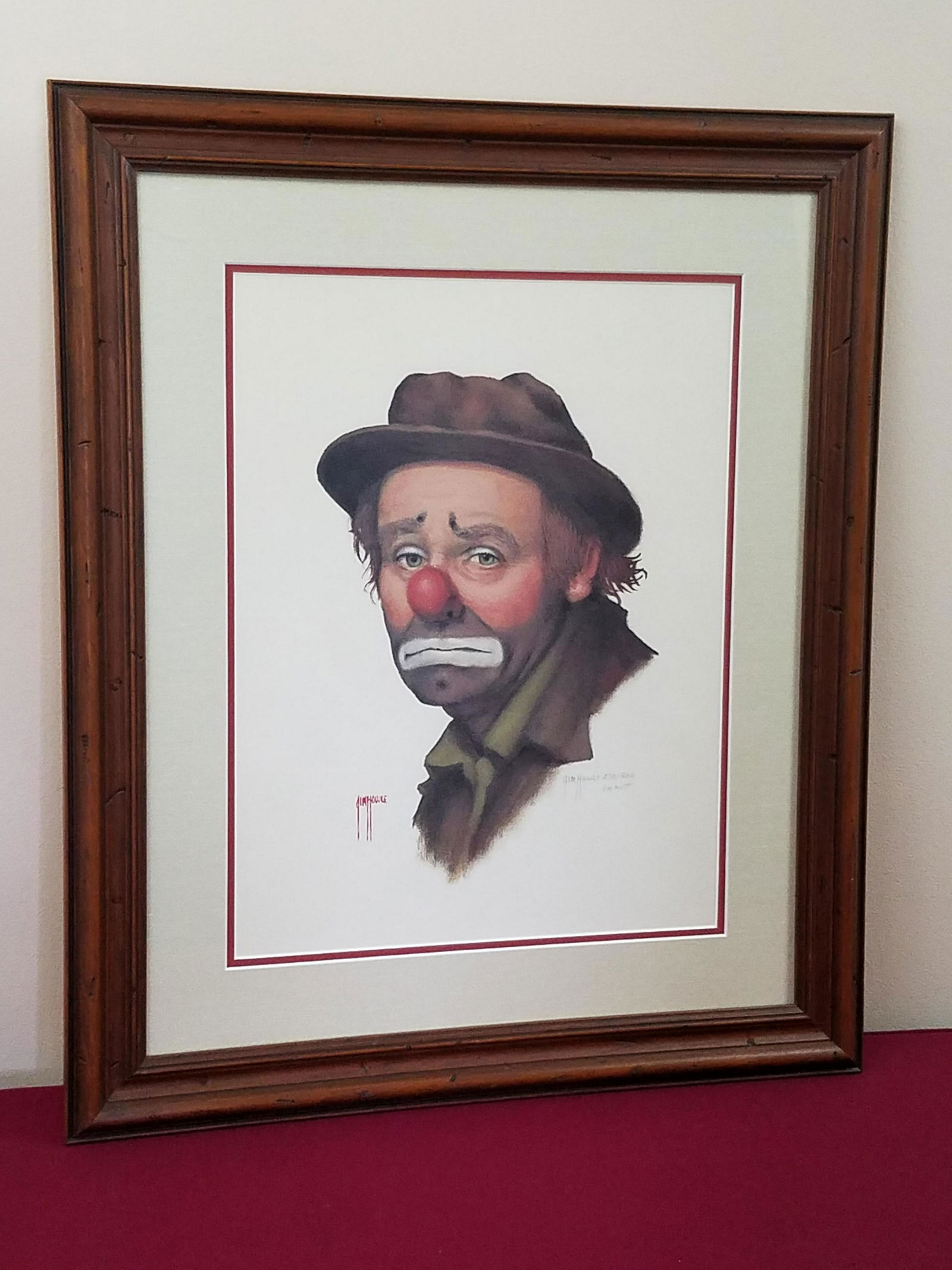 Jim Howle Clown Print