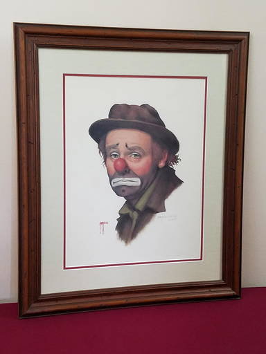 Jim Howle Clown Print