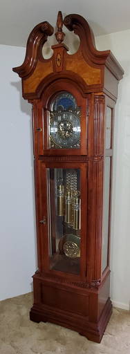 Ridgeway Tall Case Clock Model 2189 With Moonphase