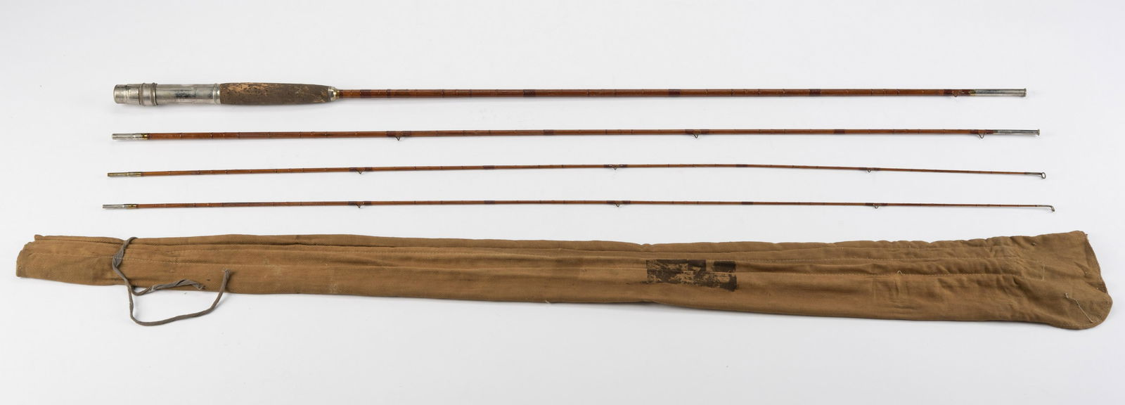 Vintage Fly Rod With 2 Tips
