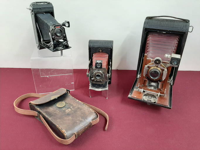 3 Vintage Kodak Cameras